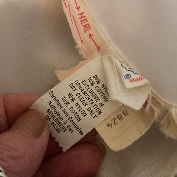 Dresses | Vintage Wedding Gown With Veil Union Made Label | Poshmark